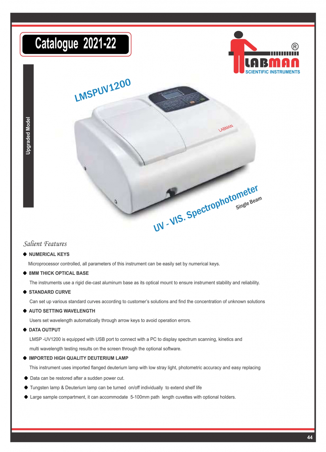 Spectrophotometer – VELS SCIENTIFIC & INSTRUMENTS